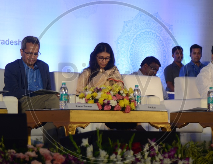 Image of Roshni Nadar Malhotra, CEO of HCL at HCL ground breaking ...