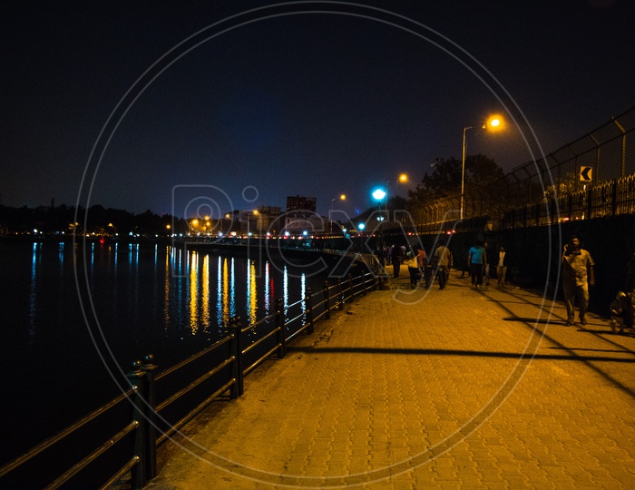 Image of Night View of Sankey Tank-AI183261-Picxy