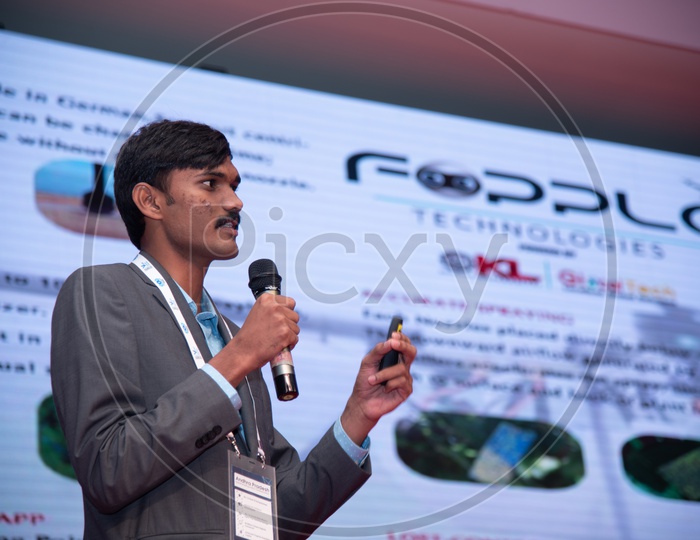 Image of Drone Raja of Fopple Technologies at Vizag Fintech Festival ...