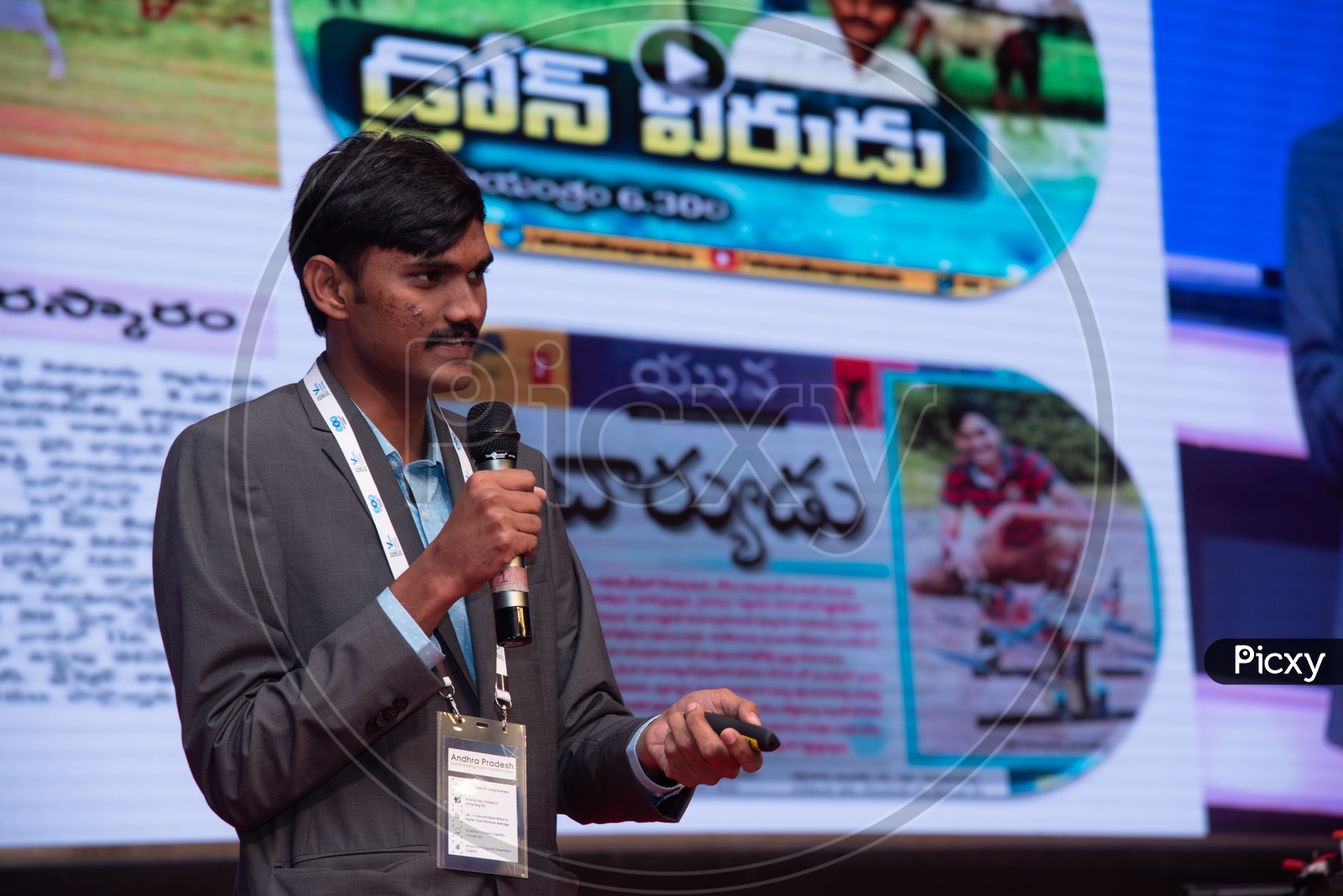 Image of Drone Raja of Fopple Technologies at Vizag Fintech Festival ...