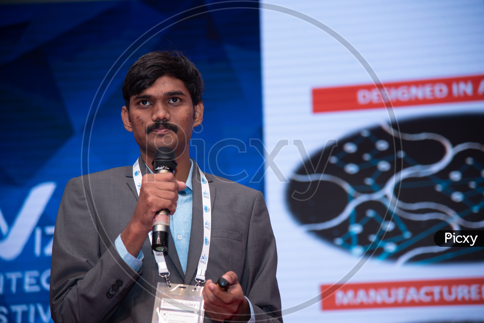 Image of Drone Raja of Fopple Technologies at Vizag Fintech Festival ...