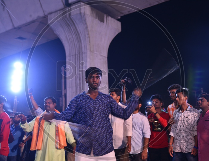 Image of People of YADAV Community CelebrateSADAR by performing various ...