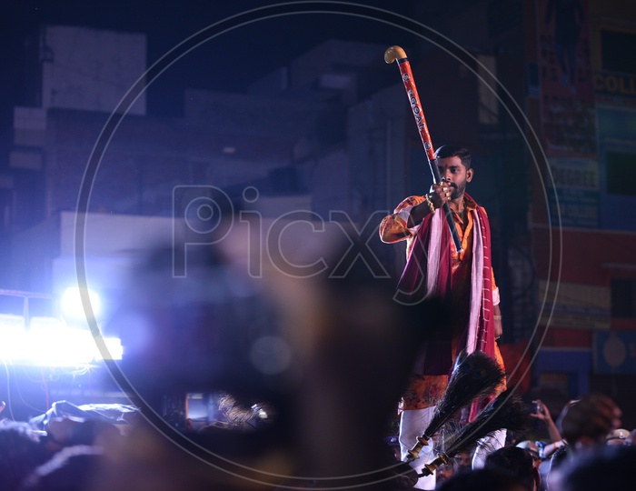 Image of People of YADAV Community Celebrate SADAR by performing ...