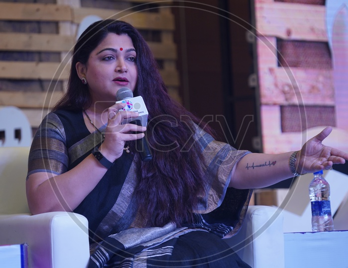Image of South Indian Film Actress Kushboo Sundar in Social Media ...
