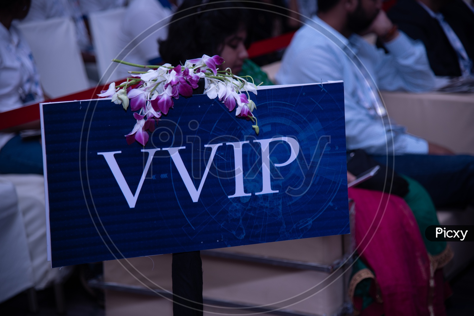 Image of VVIP Sign Board at Corporate Event-YB763770-Picxy