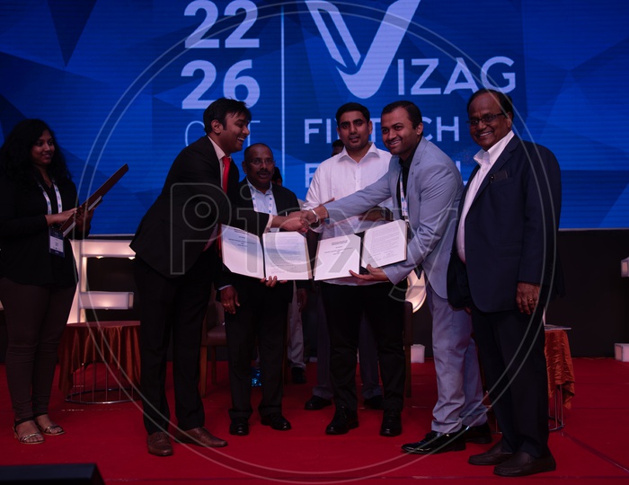 Image of Nara Lokesh, Winny Patro, JA chowdary-IP721630-Picxy