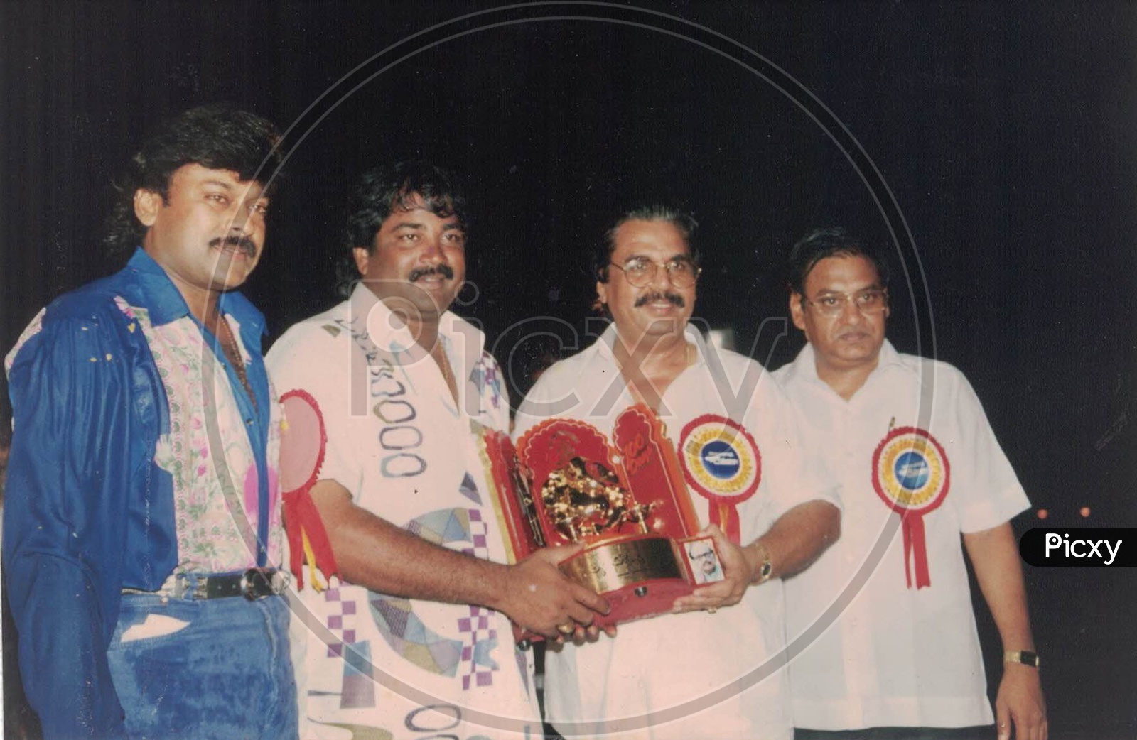 Image of Director Dasari Narayanarao and Mega Star Chiranjeevi At ...