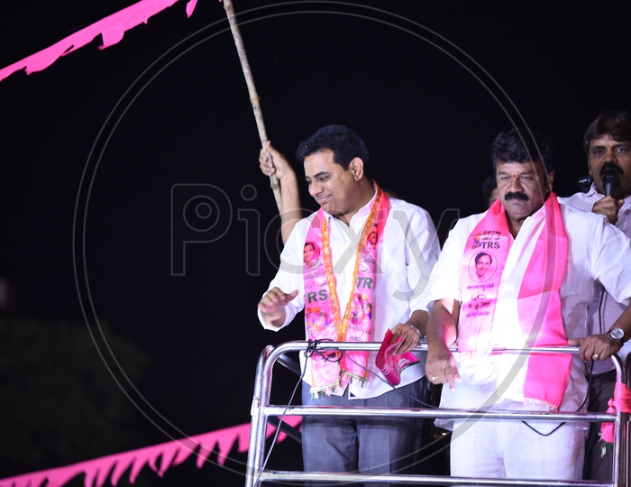 Image of Kalvakuntla Taraka Rama Rao, KTR, Interim Minister of IT ...