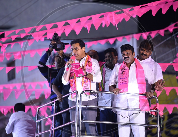 Image of Kalvakuntla Taraka Rama Rao, KTR, Interim Minister of IT ...