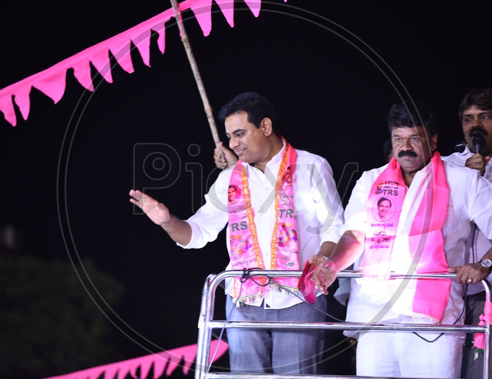 Image of Kalvakuntla Taraka Rama Rao, KTR, Interim Minister of IT ...