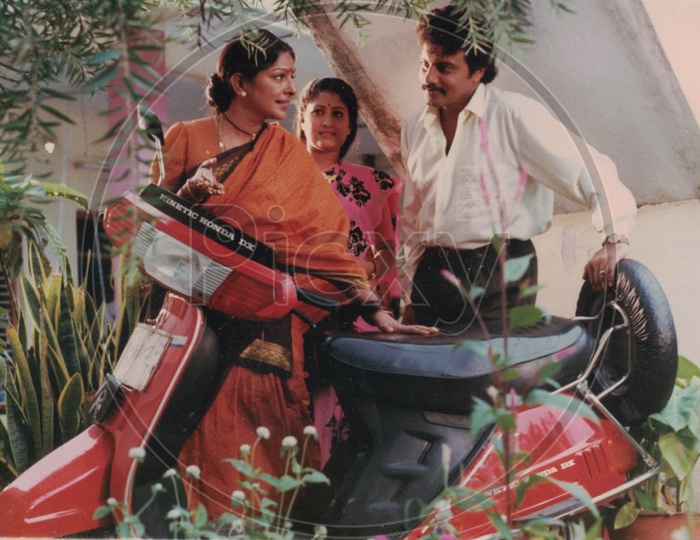 Image of Sharada Actress and Saikumar Actor Movie stills From Amma ...