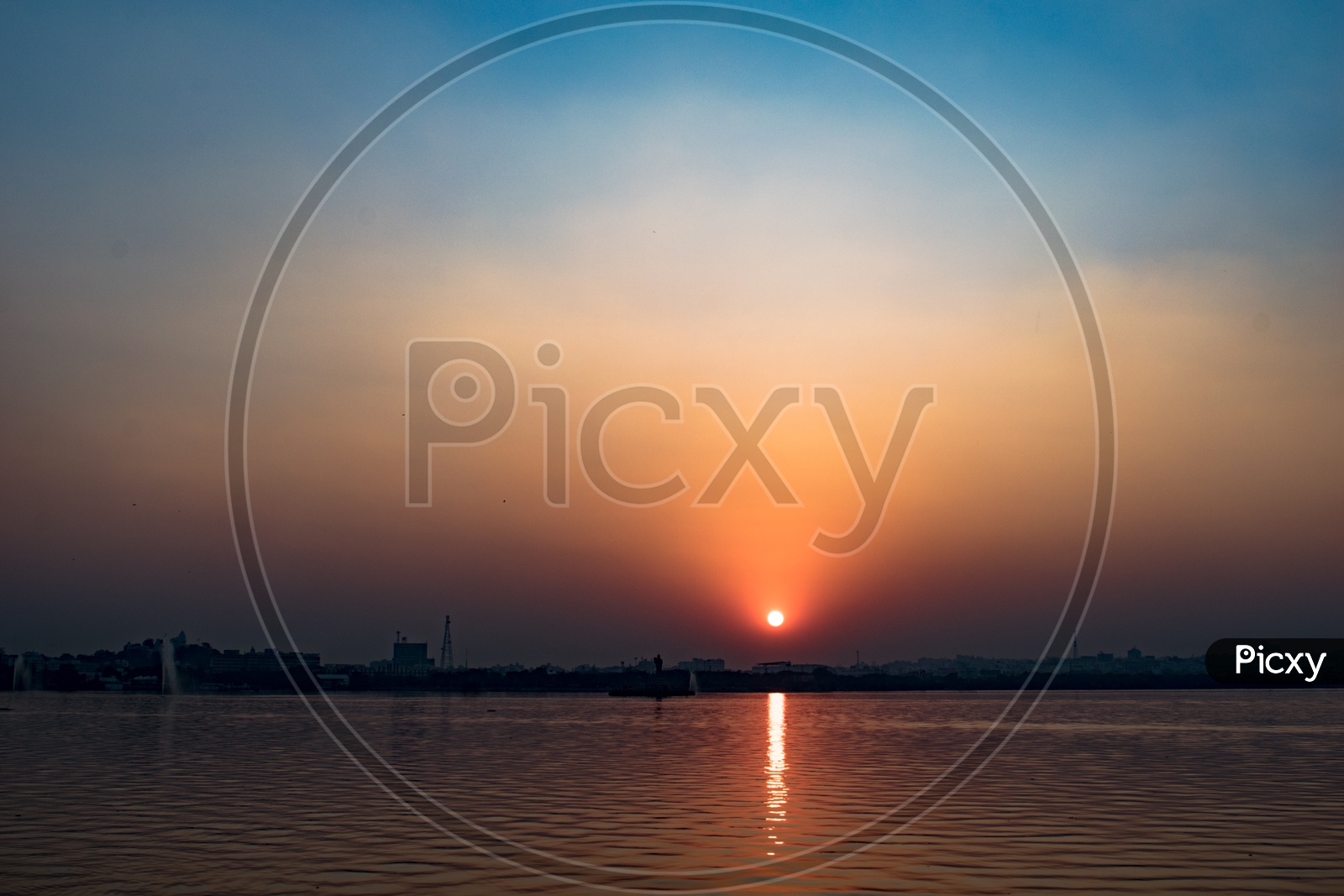 Image of SUNSET AT TANK BUND-OM361338-Picxy