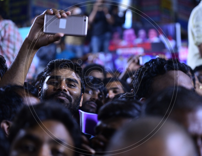 Image of Public at Congress/CPI/TDP/TJP Party meeting in Ameerpet for ...