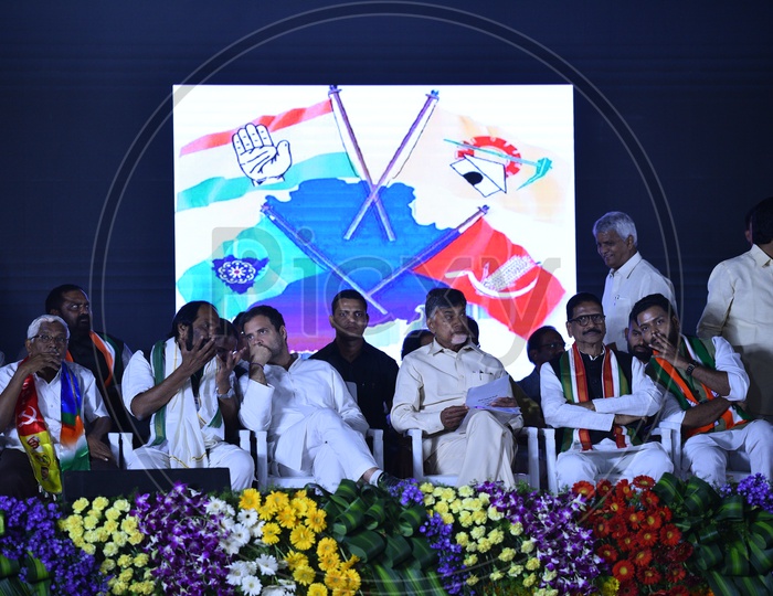 Image of Rahul Gandhi, Kodanda ram, Uttam Kumar, N Chandra Babu Naidu ... Image of Rahul Gandhi, Kodanda ram, Uttam Kumar, N Chandra Babu Naidu ...