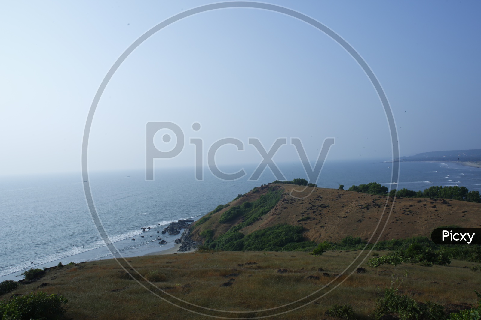 Image of Beach View from Goa Hill-BT677720-Picxy