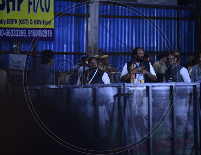 Image of Rahul gandhi, Kodanda ram, Uttam Kumar, N Chandra Babu Naidu and others during ...