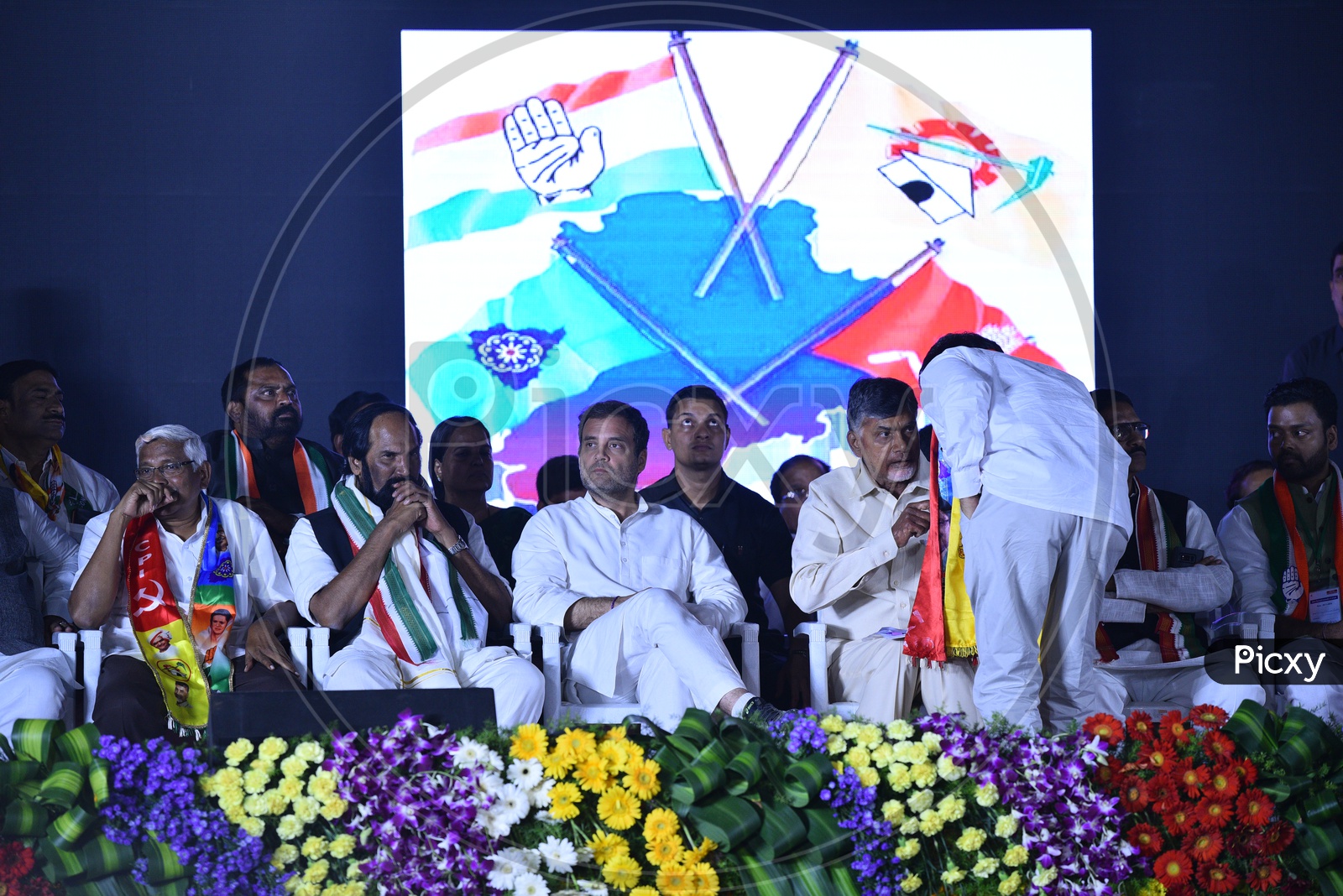 Image of Rahul gandhi, Kodanda ram, Uttam Kumar, N Chandra Babu Naidu ... Image of Rahul gandhi, Kodanda ram, Uttam Kumar, N Chandra Babu Naidu ...