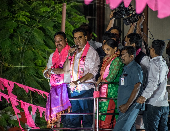 Image of KTR, kalvakuntla taraka rama rao, interim IT Minister ...
