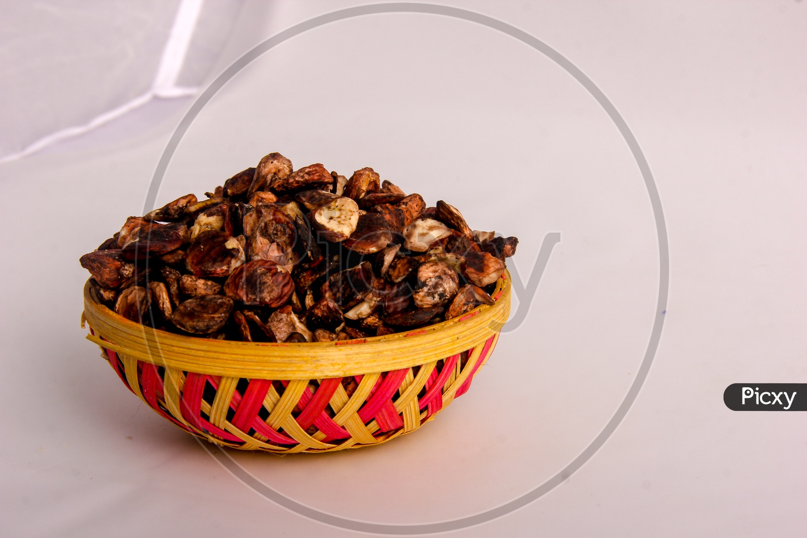 Image of Roasted Pista / Pistachio in a Bowl on an White isolated ...