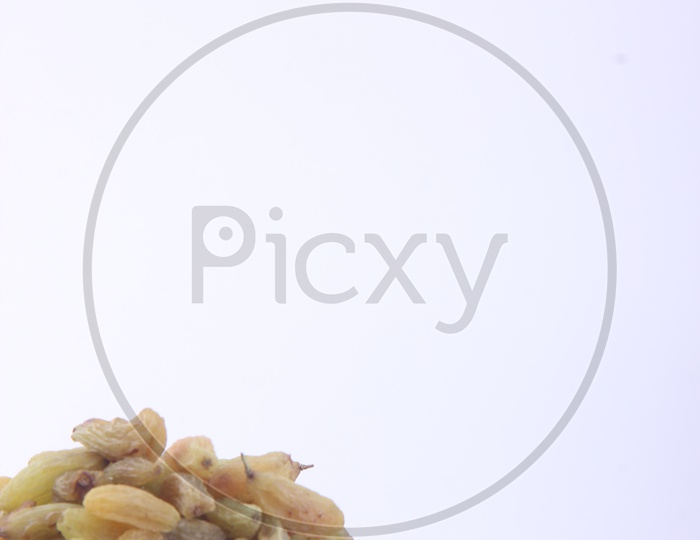 Image of Bowl of Raisins / raisins in a Bowl isolated on a White ...