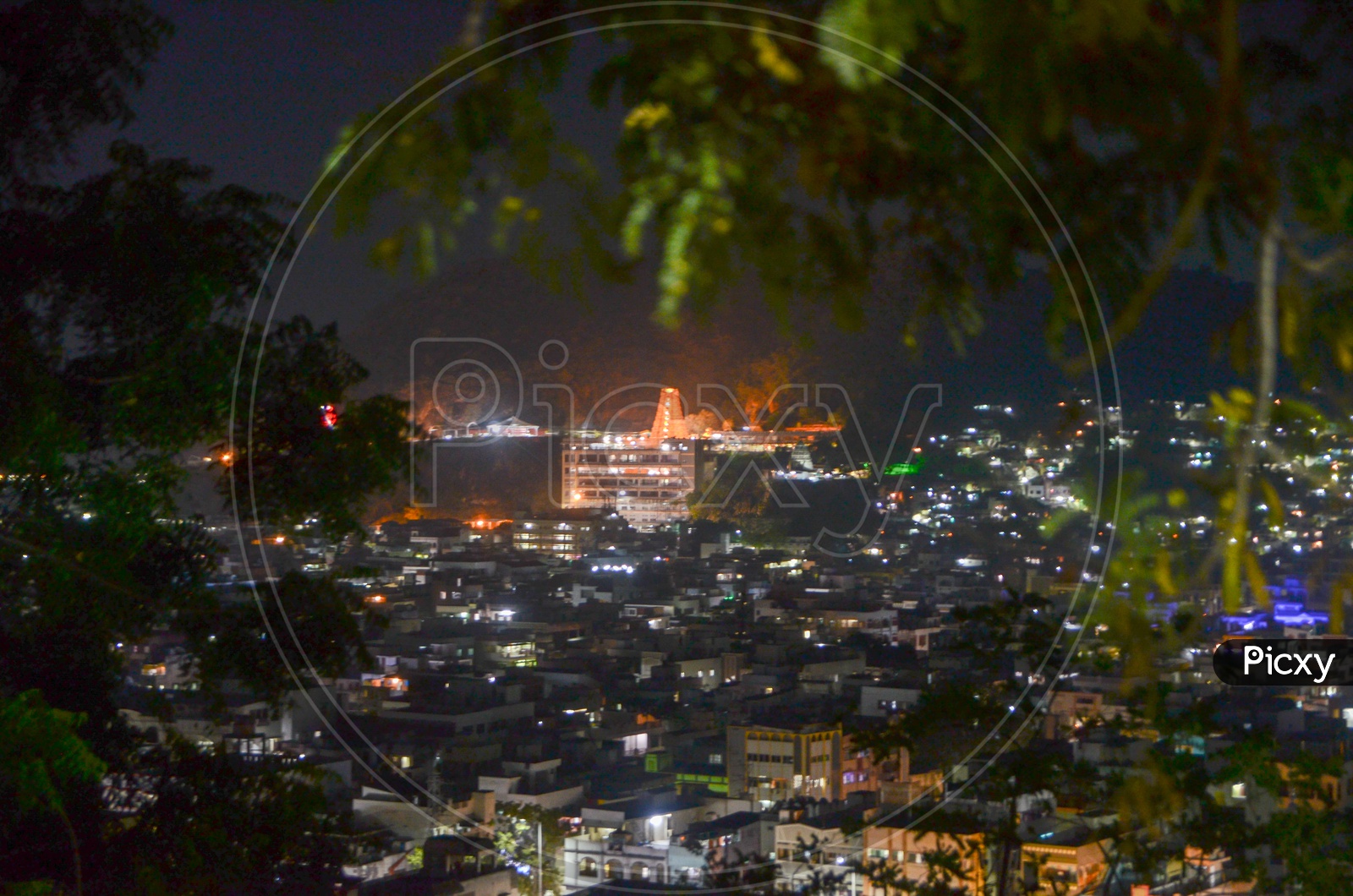 Image of Hill top houses, Vijayawada, One town-YE643576-Picxy