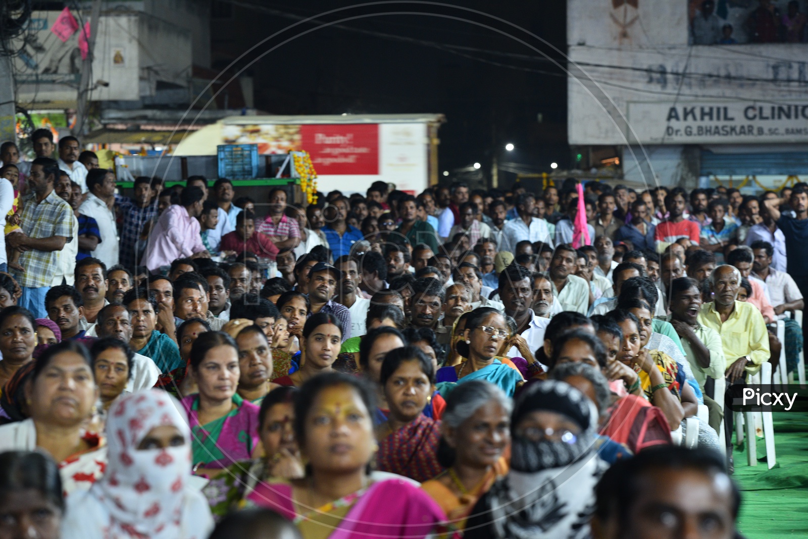 Image of Praja Aashirwada Sabha at Moosapet for Election Canvassing by ...