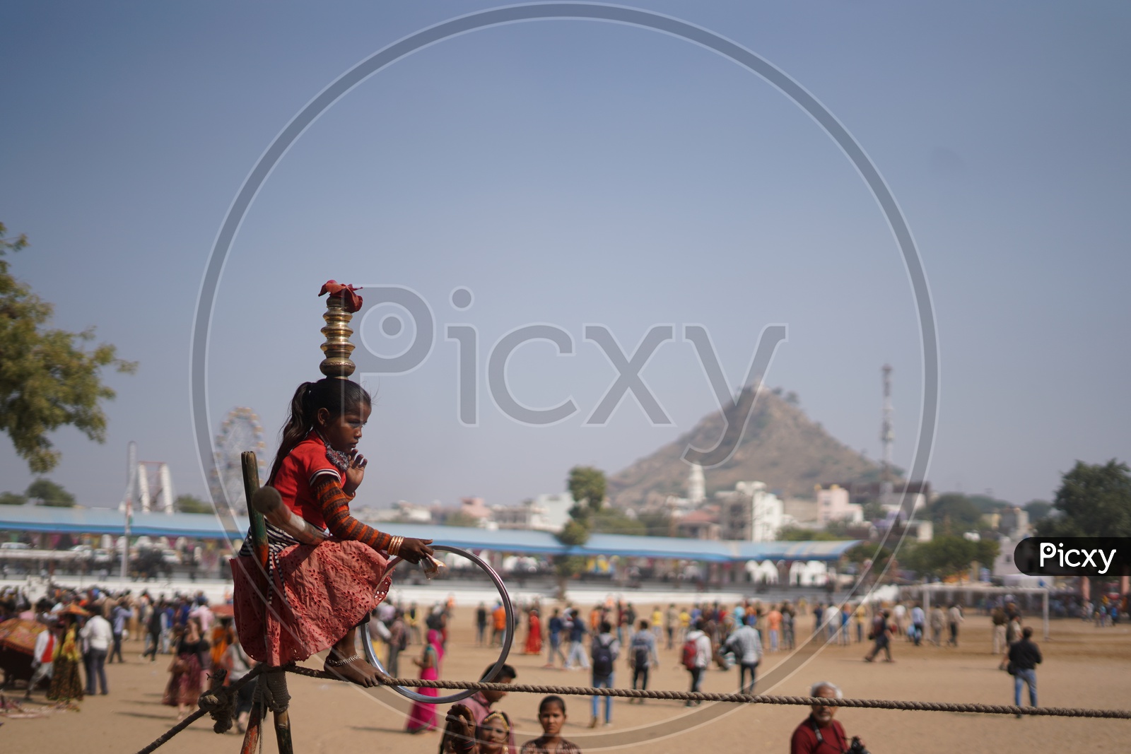Image of The Contortionist Society Girl Performing Circus in Indian ...
