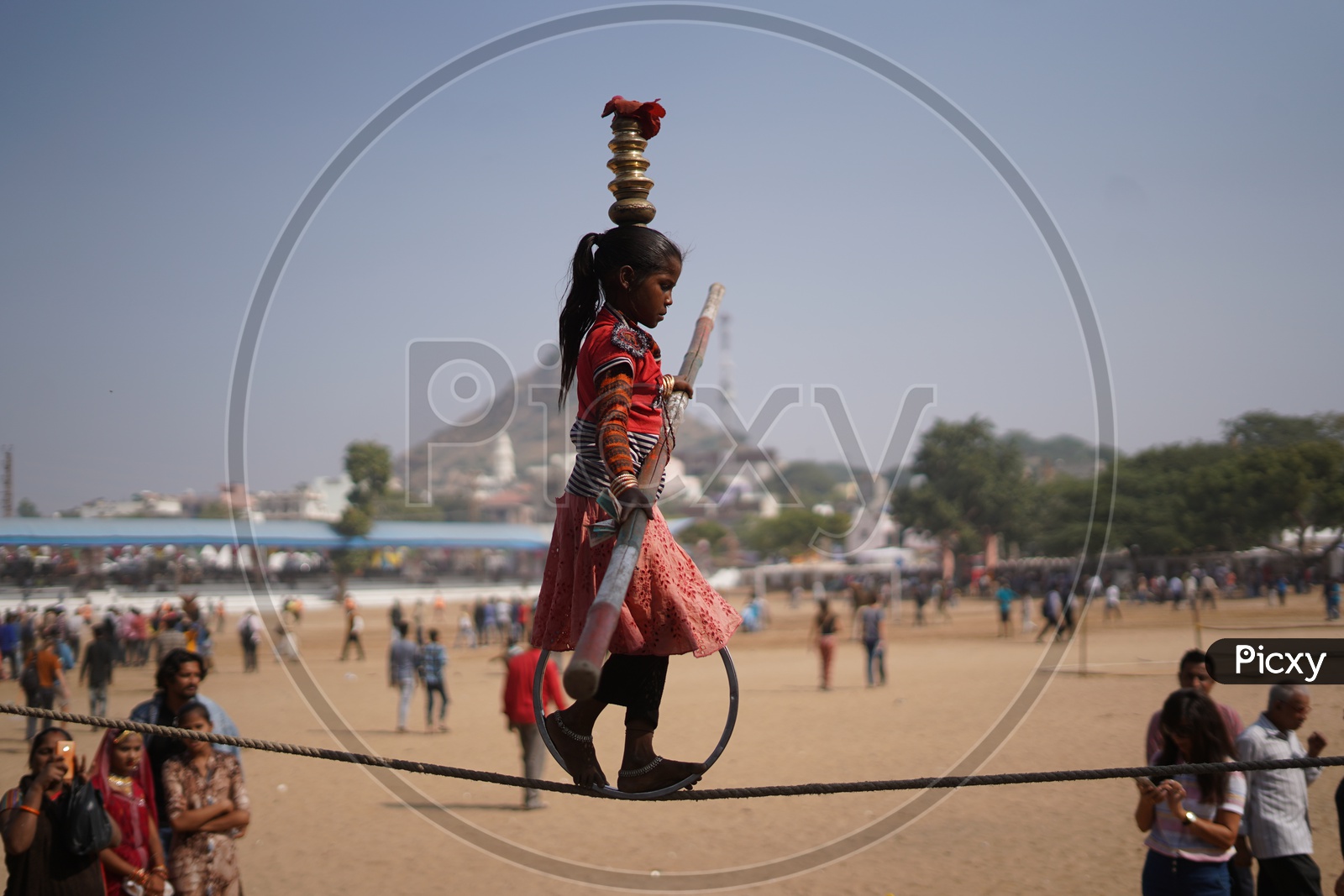 Image of The Contortionist Society Girl Performing Circus in Indian ...