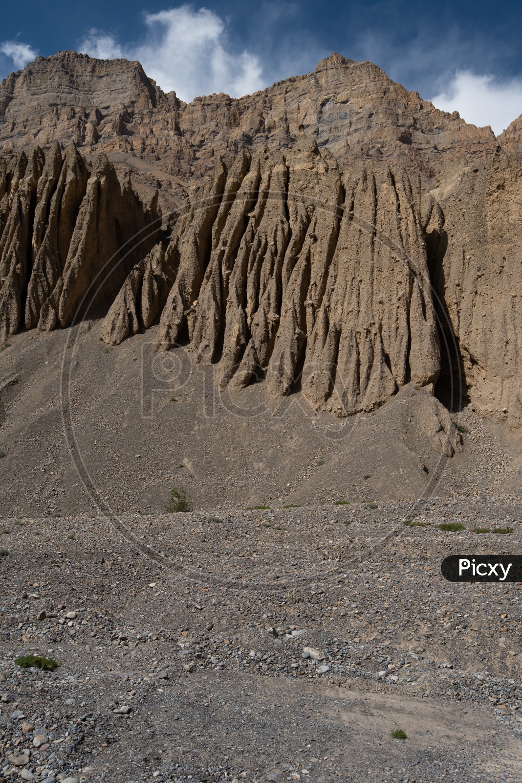 Image of Beautiful Mountains of Spiti Valley, Marango Rangarik ...
