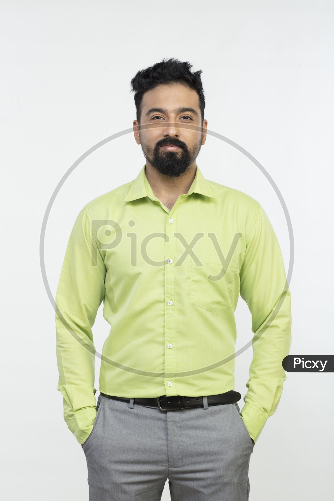 Image of Indian Man in Formal Wear on an Isolated White Background ...