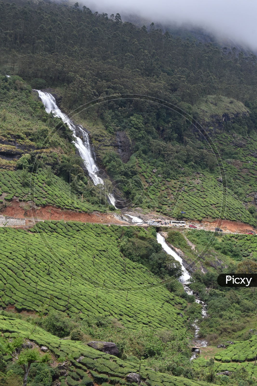 Image of Waterfalls in Munnar-YK092705-Picxy