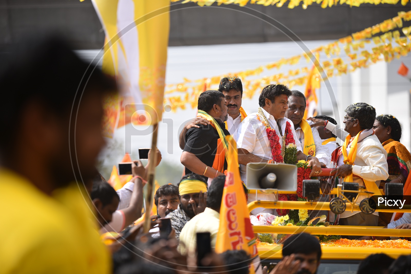 Image of Nandamuri BalaKrishna TDP MLA Hindupur and Bhavyas Anand Prasad Telangana TDP MLA ...