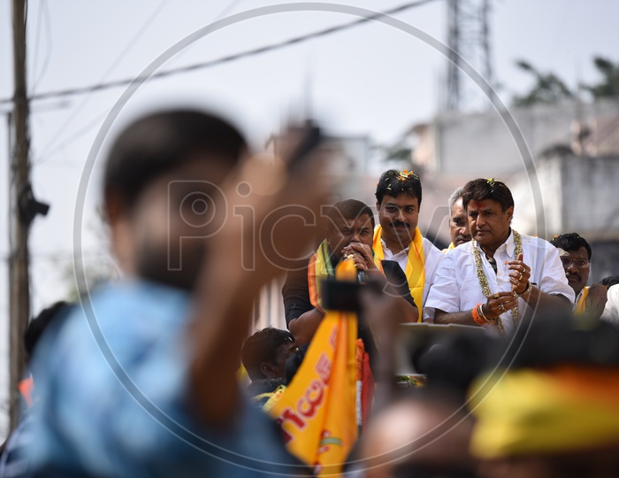 Image of Nandamuri BalaKrishna TDP MLA Hindupur and Bhavyas Anand Prasad Telangana TDP MLA ...