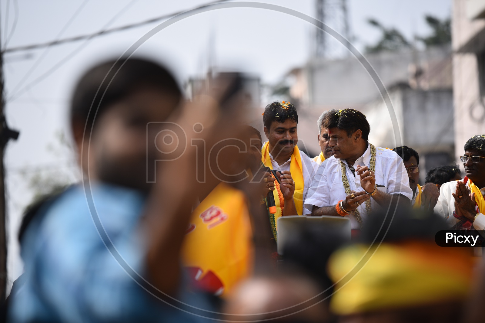 Image of Nandamuri BalaKrishna TDP MLA Hindupur in a Road Show As a ...