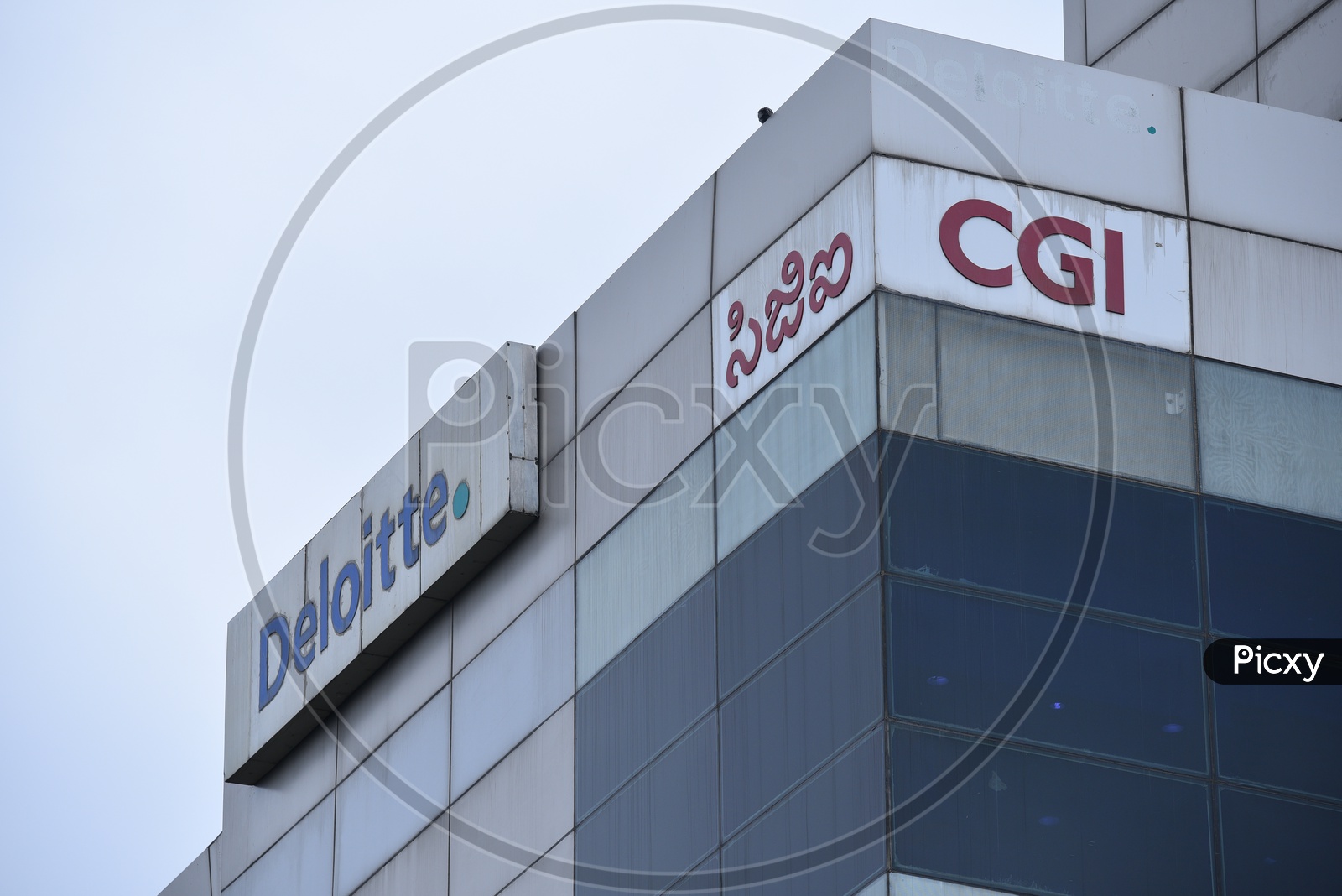 Image of Deloitte in CGI Building Sign Boards-IY275840-Picxy