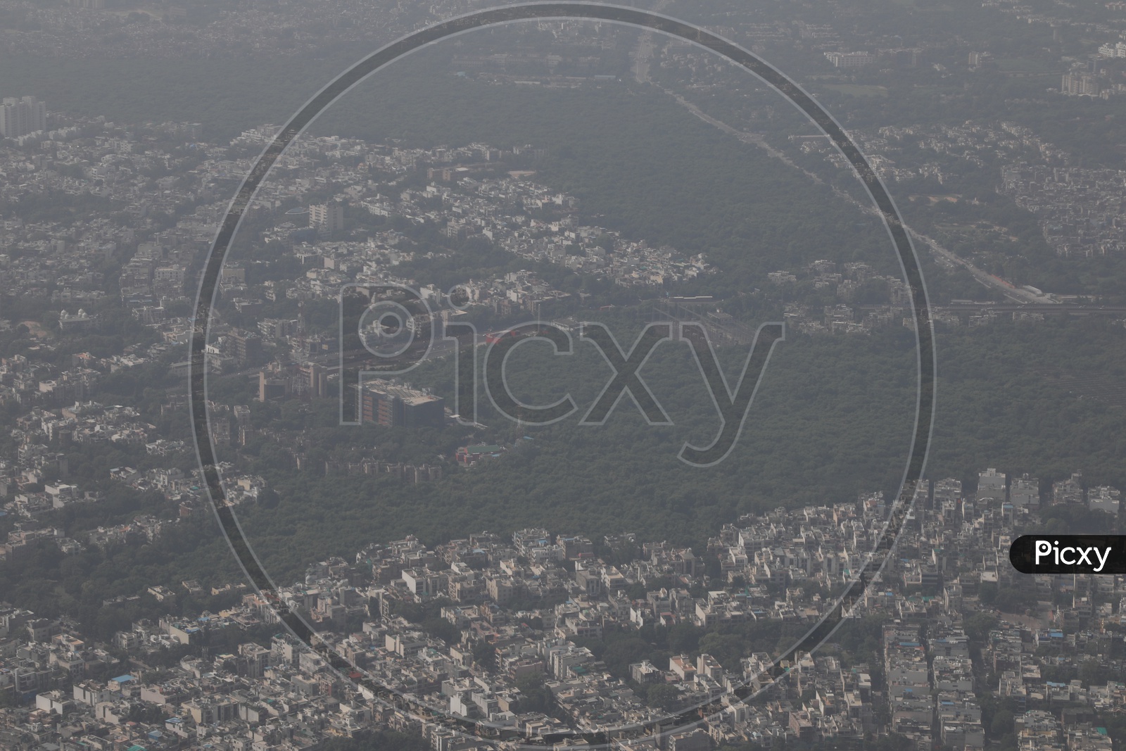 Image of Aerial Views Of New Delhi From Flight-FF151845-Picxy