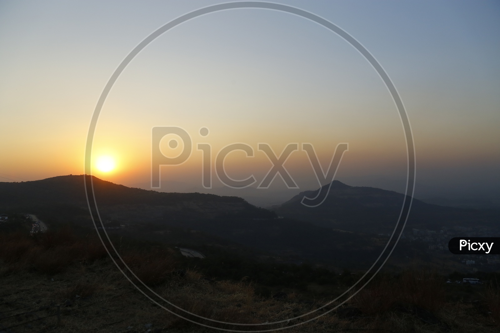 Image of Beautiful sunrise point at Lonavala, Maharashtra, India ...