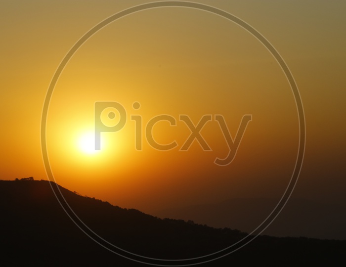 Image of Beautiful sunrise point at Lonavala, Maharashtra, India ...