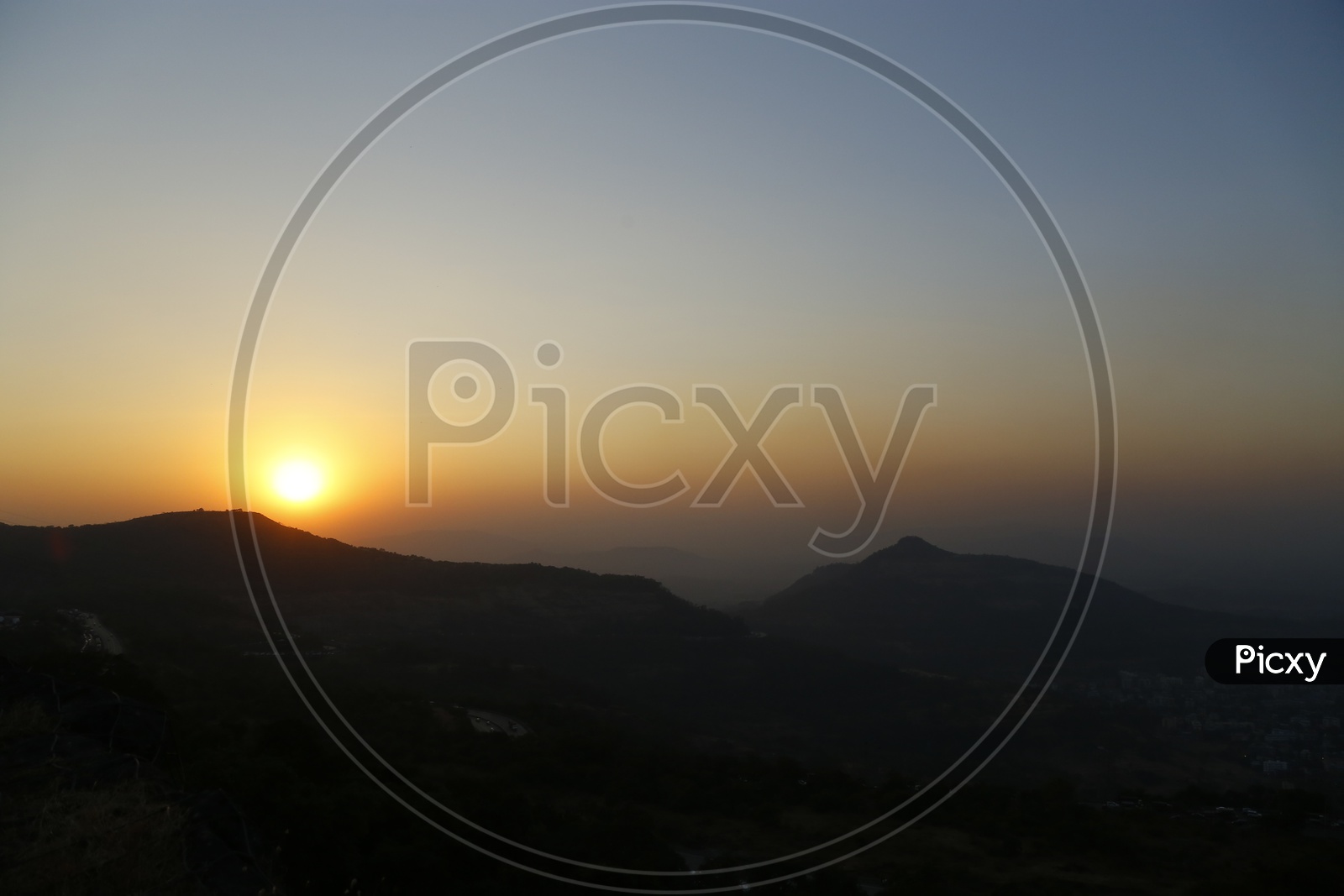 Image of Beautiful sunrise point at Lonavala, Maharashtra, India ...