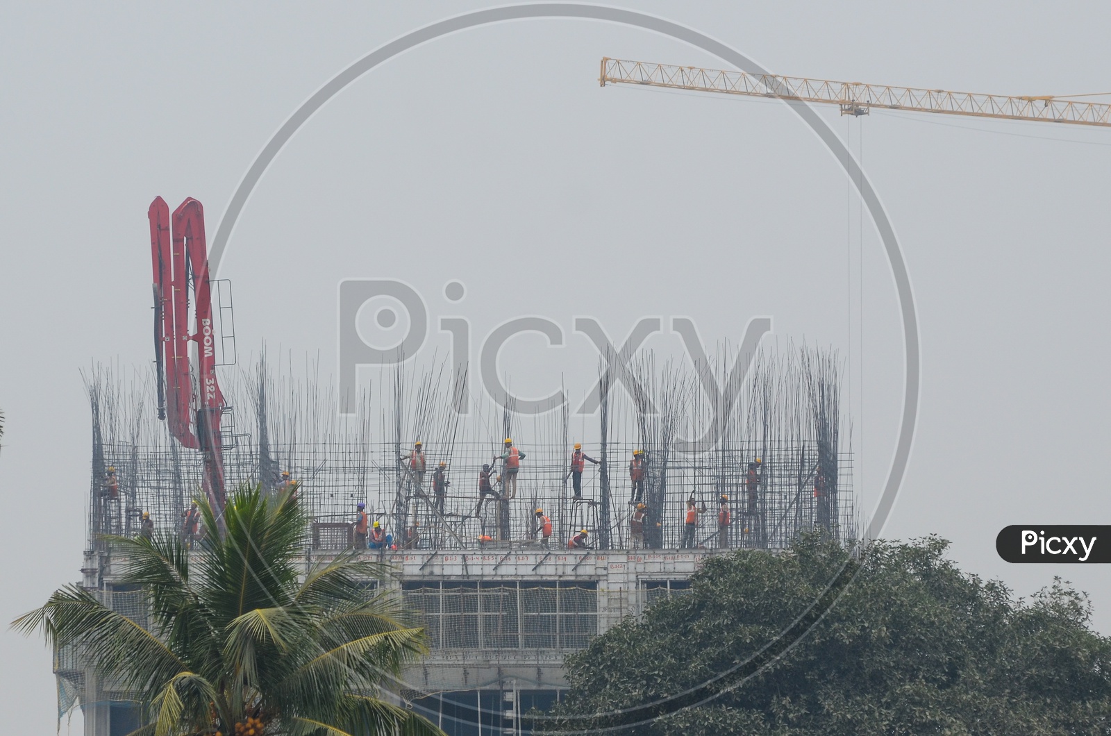 Image of Construction workers, Amaravathi constructions, MLA Housing-DG801768-Picxy