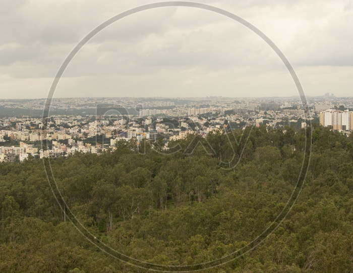 Image of Turahalli City Scape View From Turahalli Reserve Forest ...