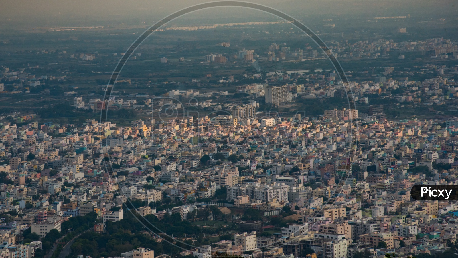 Image of Tirupati city view from Tirumala hills-CL595659-Picxy