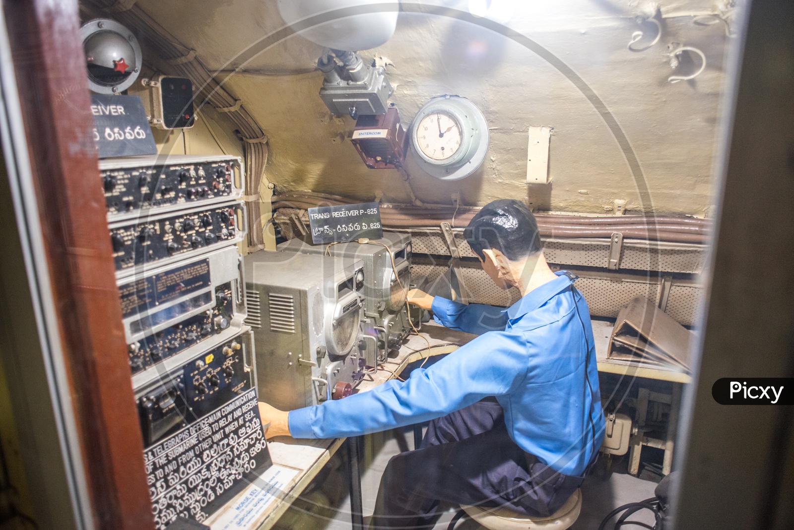Image of transmitter receiver room in submarine-GD004270-Picxy