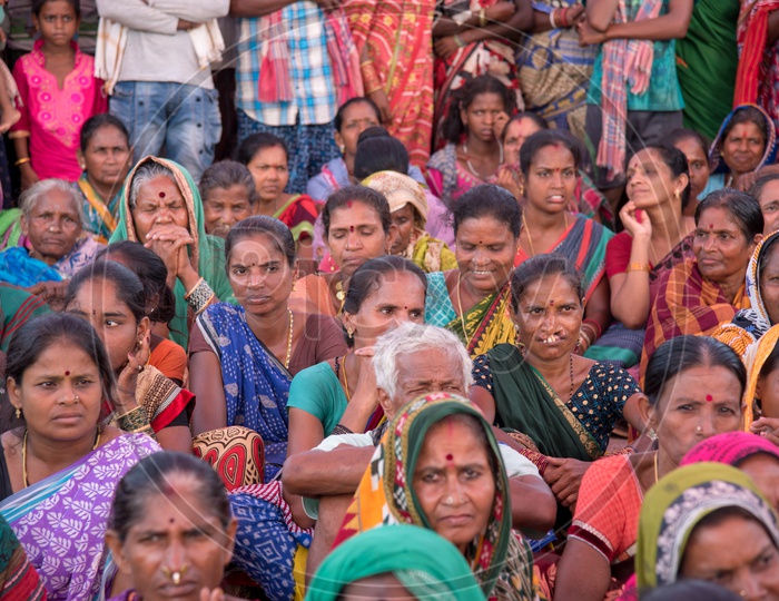 Image of People of Boddabada on the New bridge built on Bahuda River ...