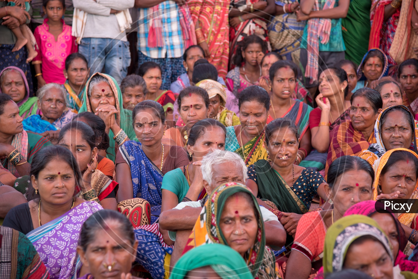 Image of People of Boddabada on the New bridge built on Bahuda River ...