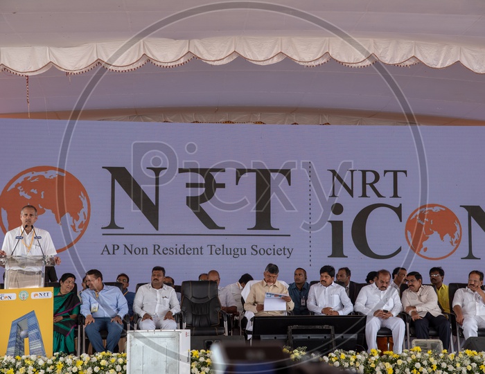 Image of Sri Kollu Ravindra, AP NRI Minsiter.-EV918752-Picxy