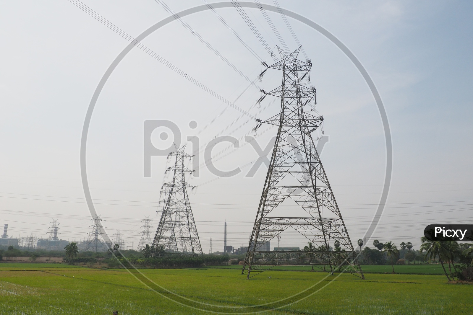 Image of High Tension Electrical Wires-RR231608-Picxy