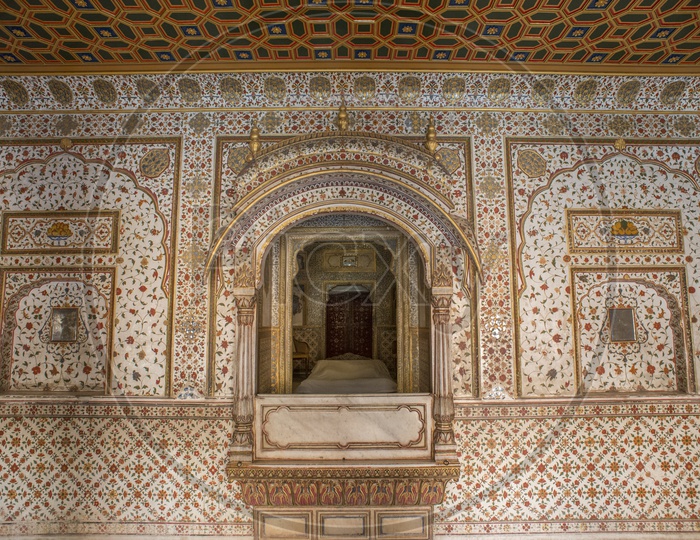 Image of Interiors of Junagarh Fort, Bikaner-OE846555-Picxy