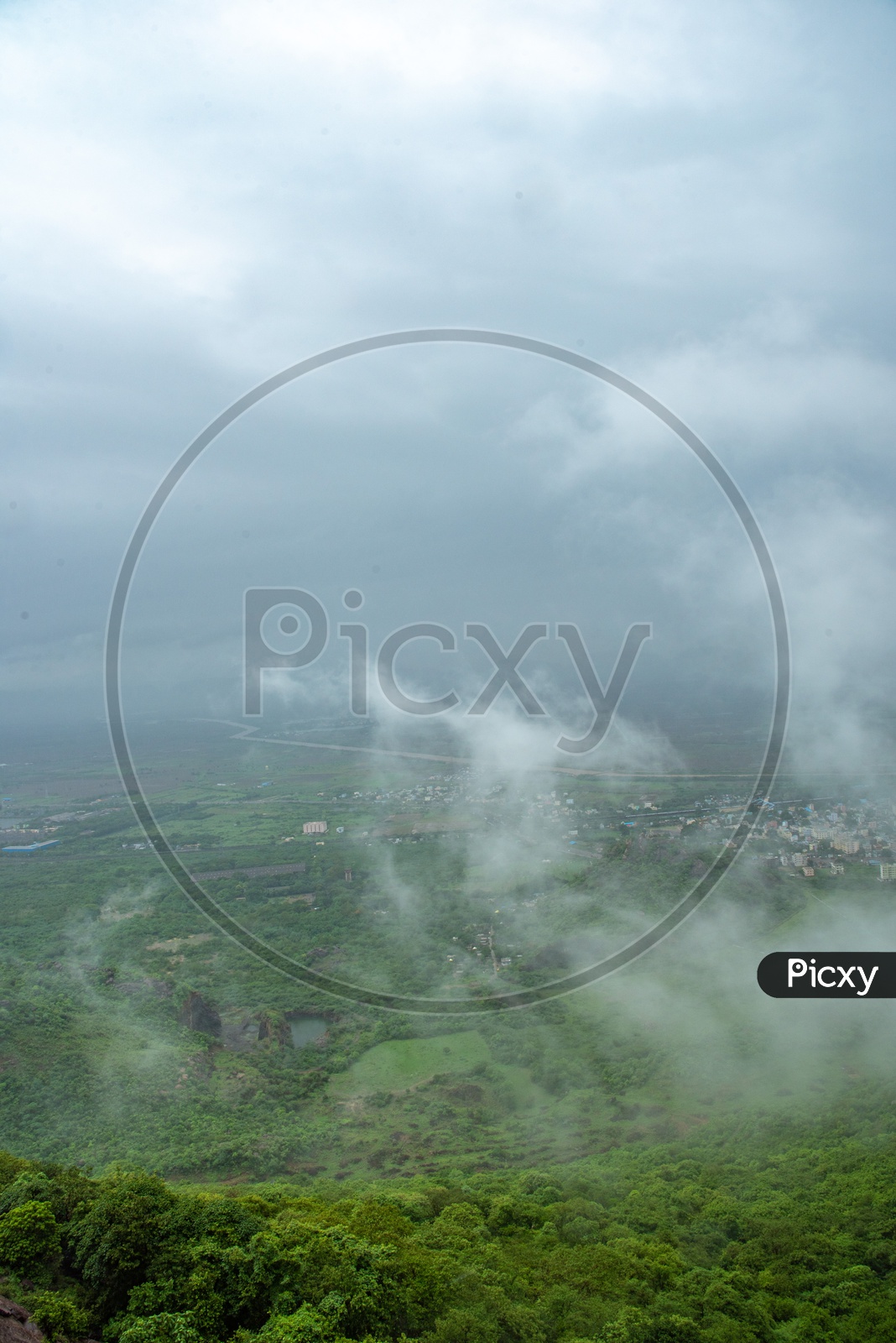 Image of A view of hill range at Kondapalli/mulapadu area as seen from ...
