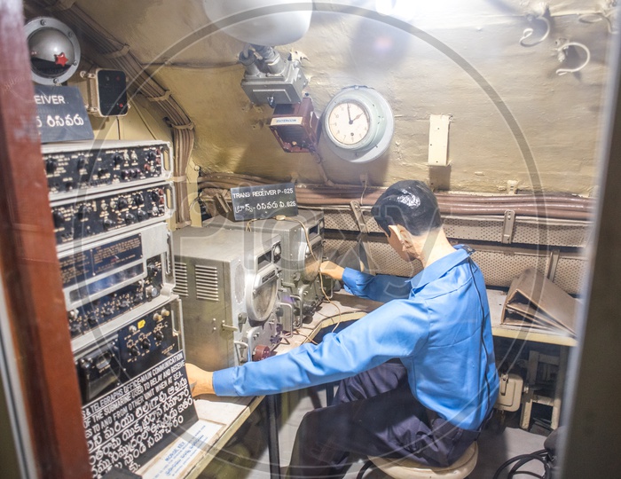 Image of transmitter receiver room in submarine-GD004270-Picxy